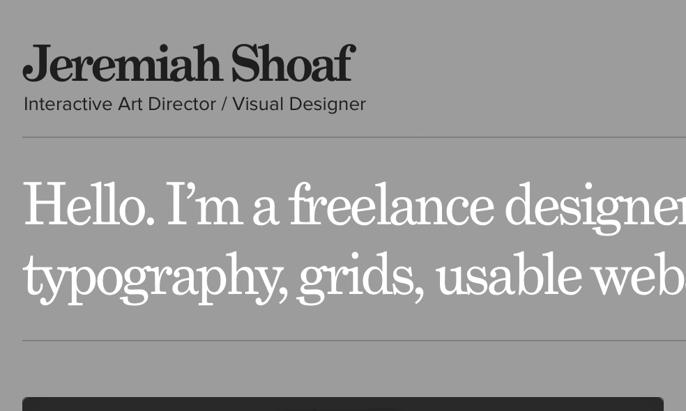 Grad Font Combinations & Free Alternatives · Typewolf