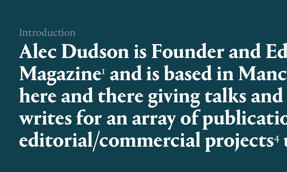 Portrait Font Combinations & Free Alternatives · Typewolf